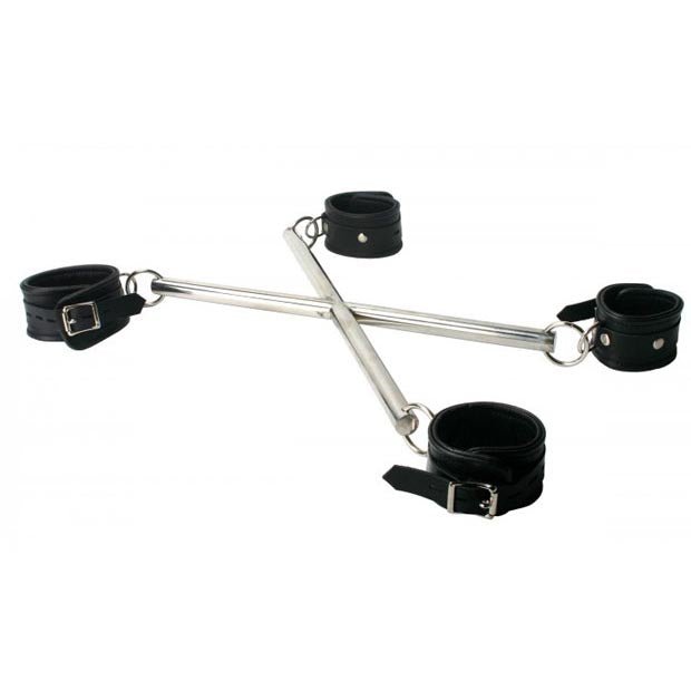 ruff GEAR Stainless Steel X Hog Tie Spreader Bar with Restraints – FETCH